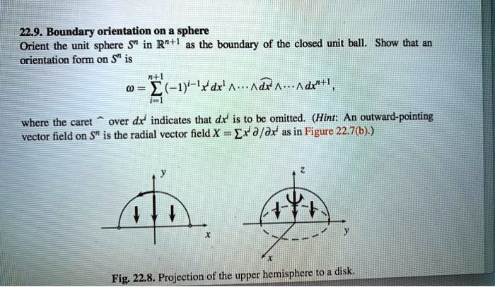 229 boundary orientation on sphere orient the unit sphere s...