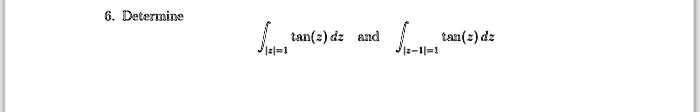 SOLVED: Using Cauchy's residue theorem, determine: SOLVED: Using Cauchy's residue theorem, determine:
