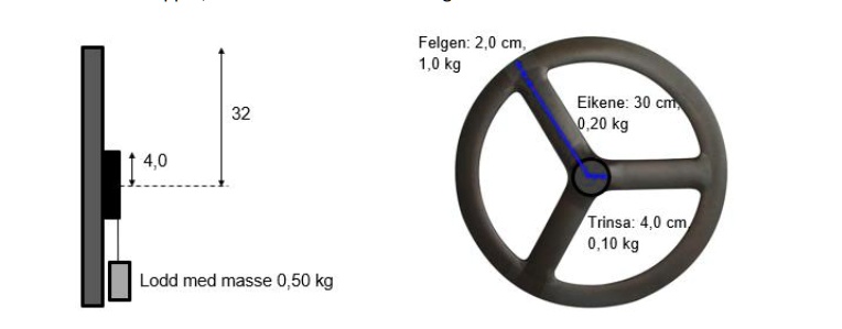 SOLVED: Felgen: 2,0 cm 1,0 kg Eikene: 30 cn 0,20 kg 4,0 Trinsa: 4,0 cm ...