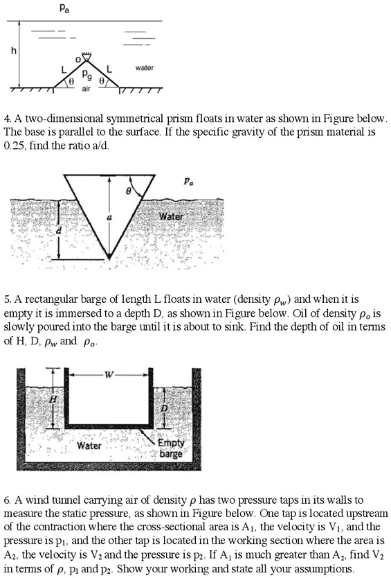 SOLVED: A symmetrical trap door with doors of width w and length L is ...