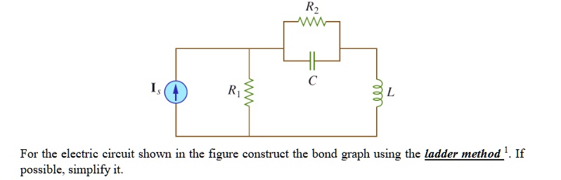 R2 C Is R1 L For the electric circuit shown in the figure construct the ...