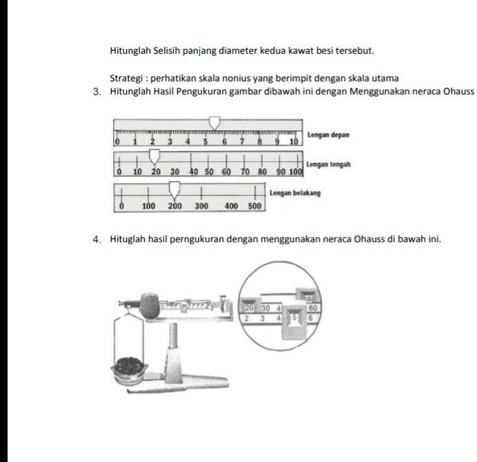 SOLVED: tolong please mau dikumpul Hitunglah Selisih panjang diameter ...
