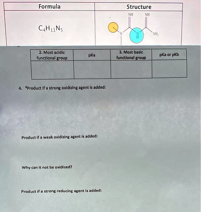 SOLVED: from the image included, which functional group is most acidic ...
