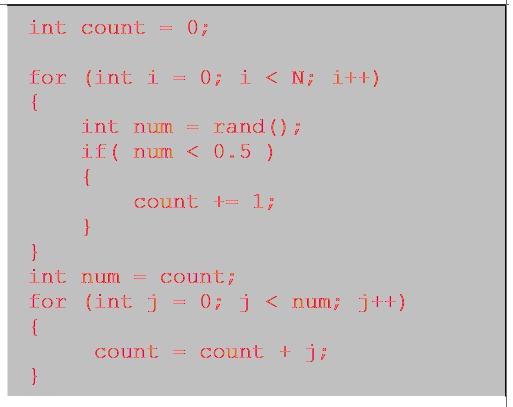 Solved For The Above Algorithm 1 Using Operation Counting What Are The Number Of Operations