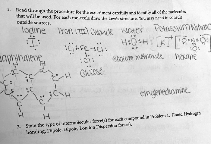 SOLVED: Read through the procedure for the experiment carefully and ...