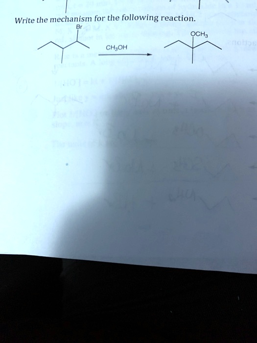 SOLVED: Write the mechanism for the following reaction: OCH3 CH;OH