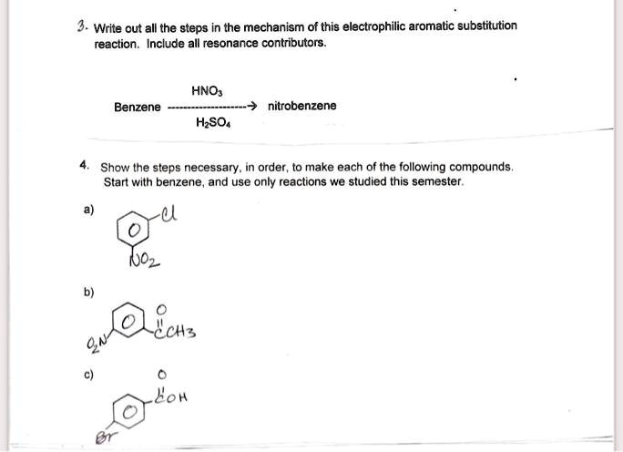 SOLVED: For #3 draw out 3 separate resonance contributors, not just one structure with arrows in ...