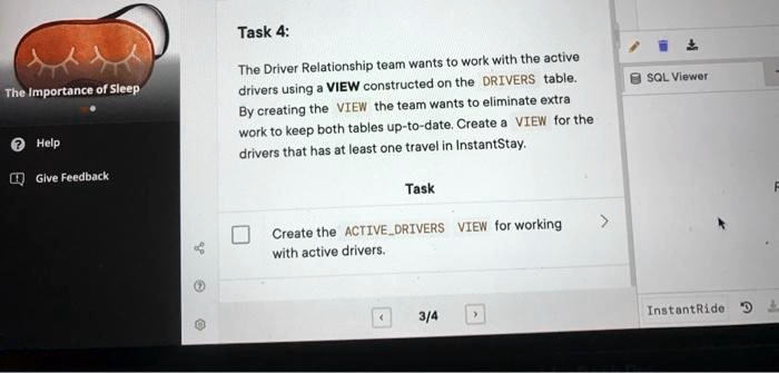 Task 4: The Driver Relationship team wants to work with the active ...
