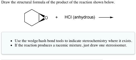 SOLVED: 'Ether and Epoxide Clevage Draw the structural formula of the ...