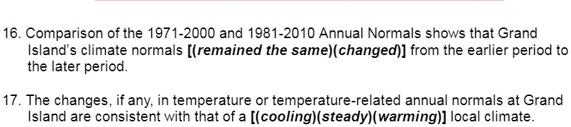 16 comparison of the 1971 2000 and 1981 2010 annual normals shows that ...