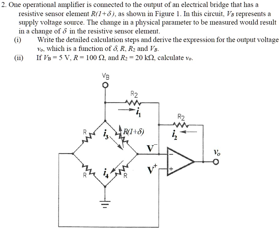 2. One operational amplifier is connected to the output of...