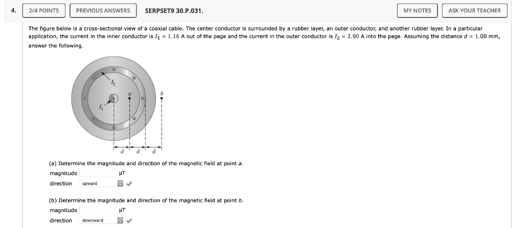 SOLVED: 2/4 POINTS PREVIOUS ANSWERS SERPSET9 30.P.031. MY NOTES ASK ...