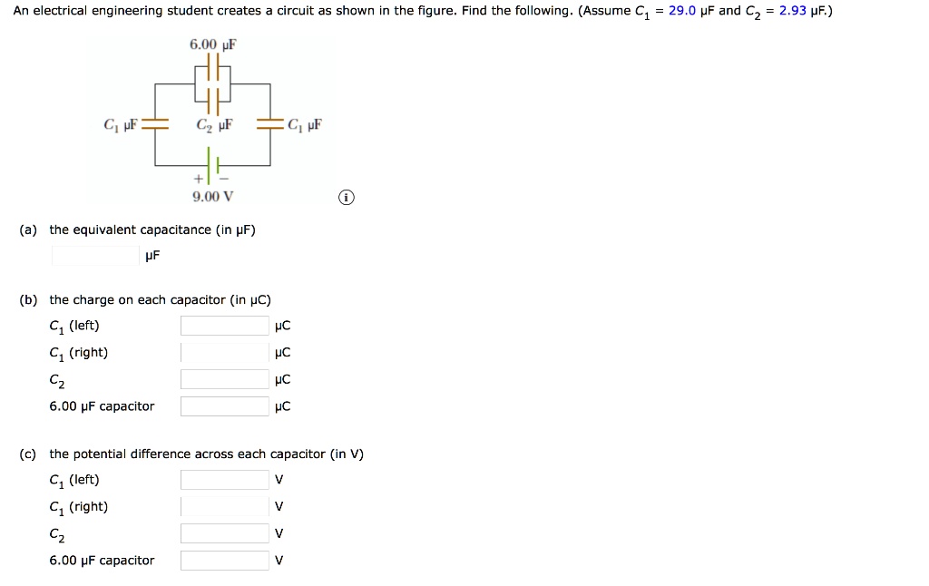 SOLVED: An electrical engineering student creates circuit as shown in ...