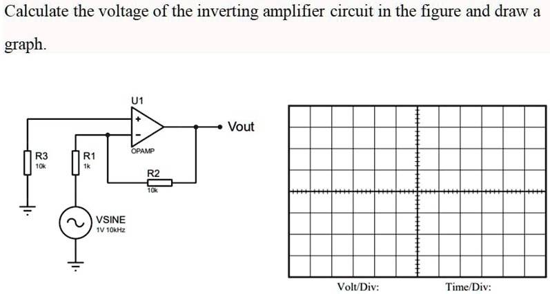 Solved Calculate The Voltage Of The Inverting Amplifier Circuit In The 4372
