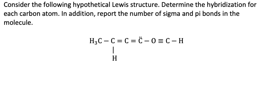 SOLVED: Consider the following hypothetical Lewis structure. Determine ...