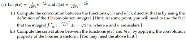 Solved Compute The Convolution Between Gx And Hx C Let Gx 8496