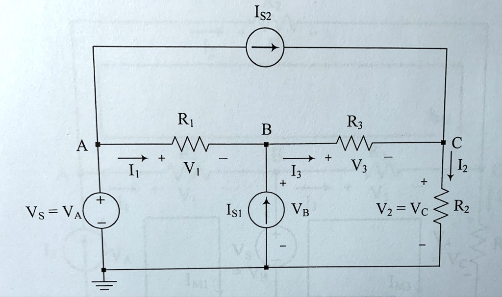SOLVED: Generate the required nodal equations to solve for the unknown ...