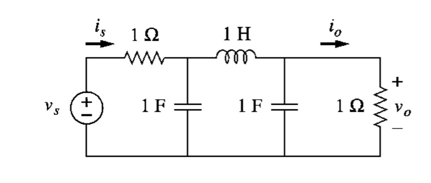 SOLVED: For the following circuit, v0 and i0 denote output voltage and ...
