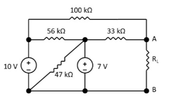 What would the circuit look like for the Vth calculation and RTH ...