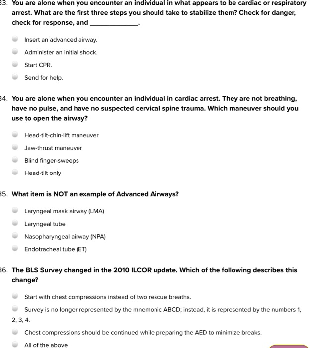 you are alone when you encounter an individual in what appears to be ...
