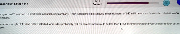 SOLVED: Question 1 of 13, Step - Correct Simpson and Thompson limiters ...