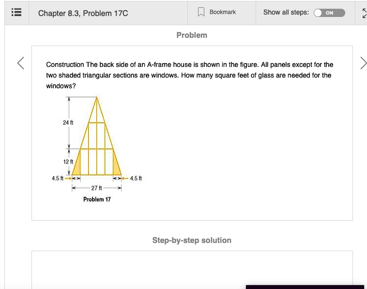 [GET ANSWER] chapter 83 problem 17c bookmark show all steps problem ...