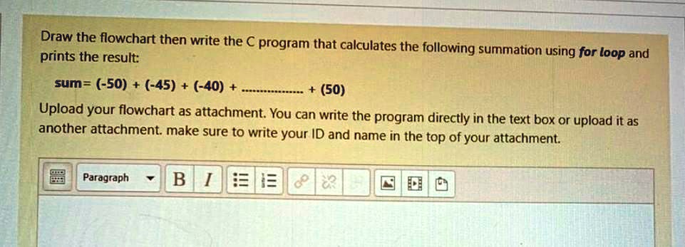 Solved Solve In C Draw The Flowchart Then Write The C Program That Calculates The Following