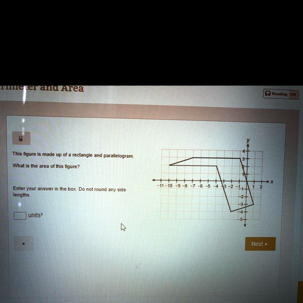 the figure is made up of a rectangle and parallelogram what is the area ...