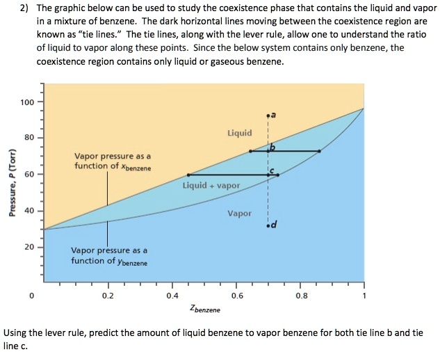SOLVED: The graphic below can be used to study the coexistence phase ...