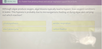 93 94102 5 gelbnh hew phstesy although algae produce oxygen algal ...