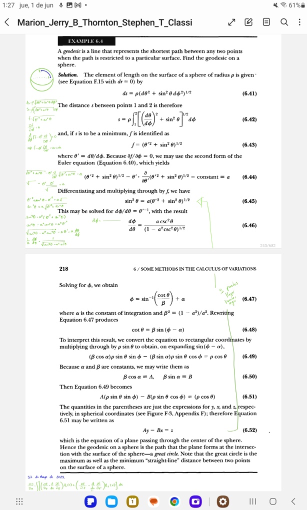 SOLVED: Texts: Desarrollar completamente las ecuaciones desde la 6.45 ...