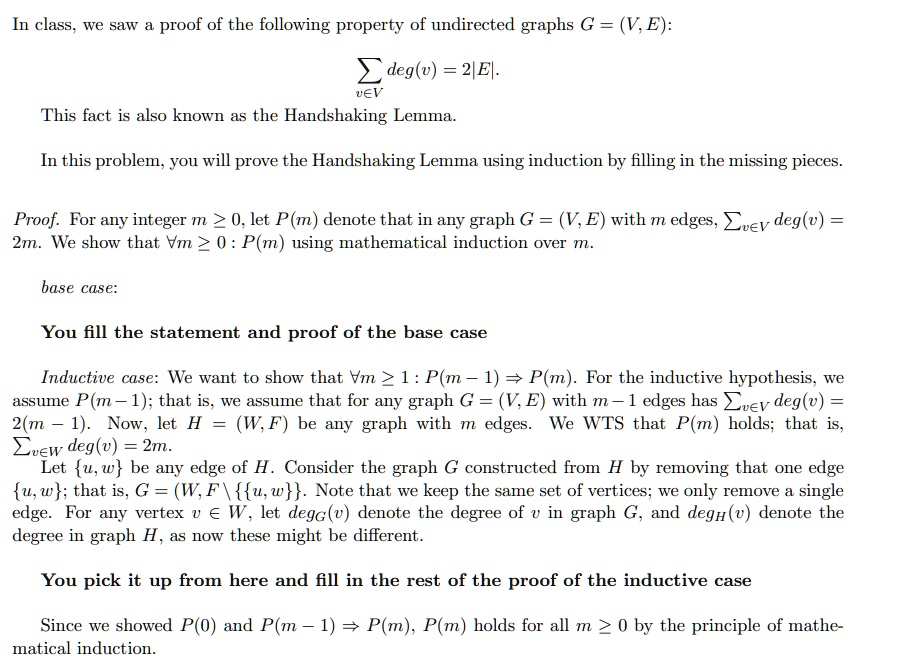 SOLVED: Texts: In class, we saw a proof of the following property of ...