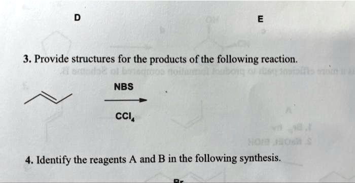 SOLVED: 3. Provide structures for the products of the following ... SOLVED: 3. Provide structures for the products of the following ...