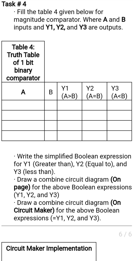 SOLVED: All data is given below. Task #4: Fill the table 4 given below ...