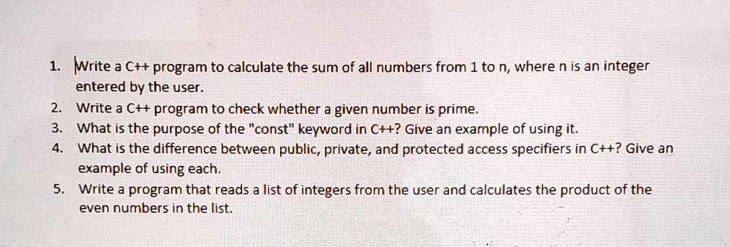 Texts Computer Programming Questions 1 Write A C Program To Calculate The Sum Of All Numbers