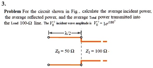 SOLVED: Problem For the circuit shown in Fig calculate the average ...