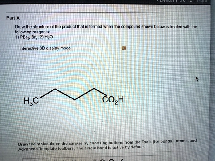 SOLVED: Jugt Part A Draw the structure of the product that is formed ...