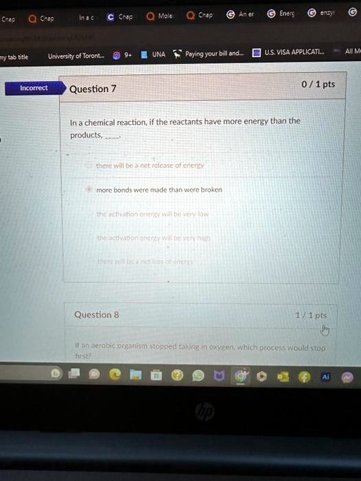 SOLVED: Texts: Chapter 1 Q Mole Q Snap An error G Energy G enzyme G nac ny tab title University ...