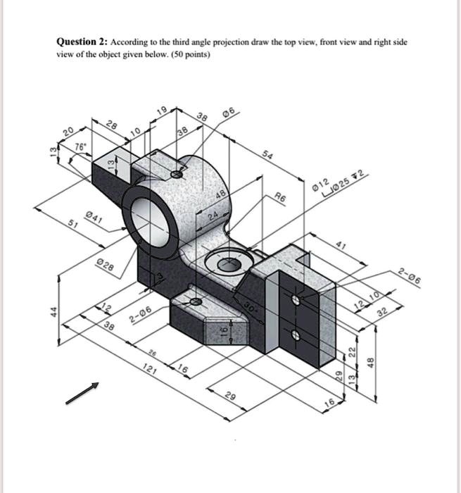 SOLVED: Text: DRAW THE GIVEN FIGURES BY USING YOUR DRAWING TOOLS ON THE AutoCAD Software THAT ...