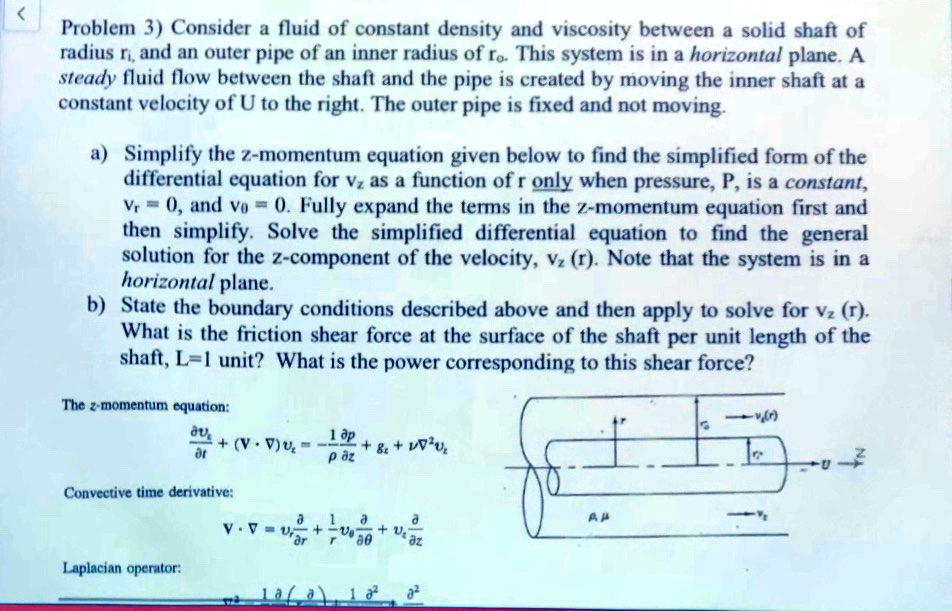 SOLVED: Can someone please explain how to solve this problem? Thanks Problem 3: Fluid Flow ...