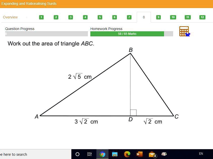 SOLVED: 'help please i dont understand Expanding and Rajionalising Surds Overview Question ...
