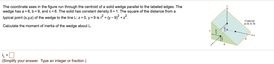 SOLVED: The coordinate axes the figure run through the centroid of ...