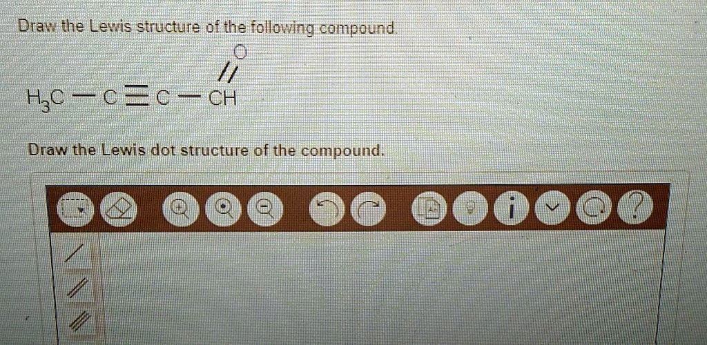 Solved Texts Draw The Lewis Structure Of The Following Compound Hc C