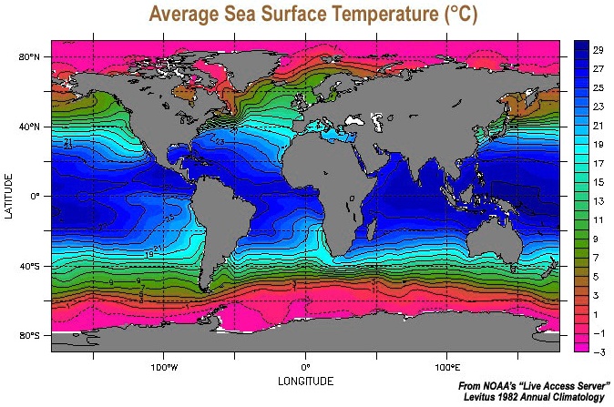 where are temperatures the warmest what is the the maximum average ...