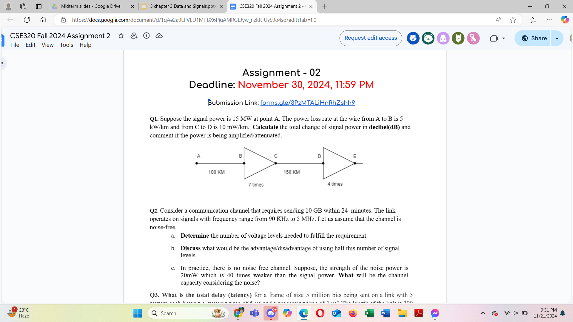 CSE320 Fall 2024 Assignment 2 Request edit access Assignment - 02 Deadline: November 30, 2024 ...
