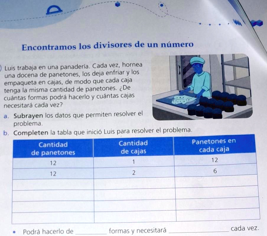 SOLVED: porfa me puedes ayudar Encontramos los divisores de un número ...