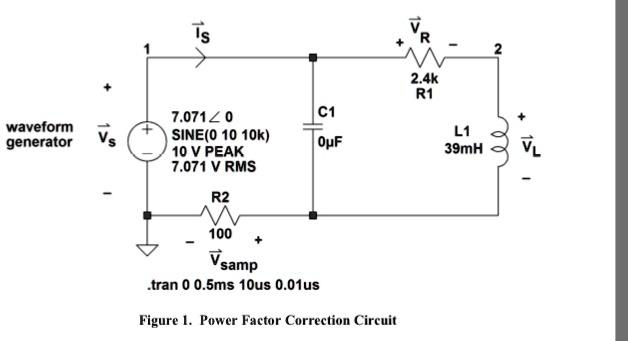 VIDEO solution: 1. Provide a phasor diagram for the capacitor, inductor ...