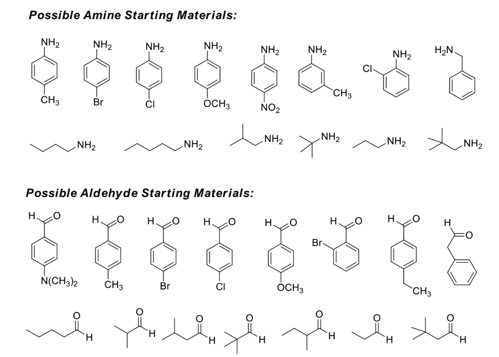 SOLVED: Possible Amine Starting Materials: NH3 NH3 NH3 H2N NH3 CH3 Br ...