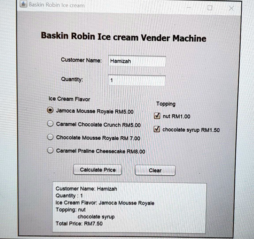 Baskin Robin Ice cream Baskin Robin Ice cream Vender Machine Customer ...