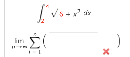 SOLVED: Express the integral as a limit of right endpoint Riemann sums